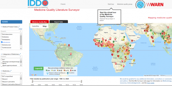 Interactive maps | Infectious Diseases Data Observatory